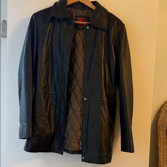 Bernardo | Jackets & Coats | Vintage Bernardo Black Leather Jacket ...